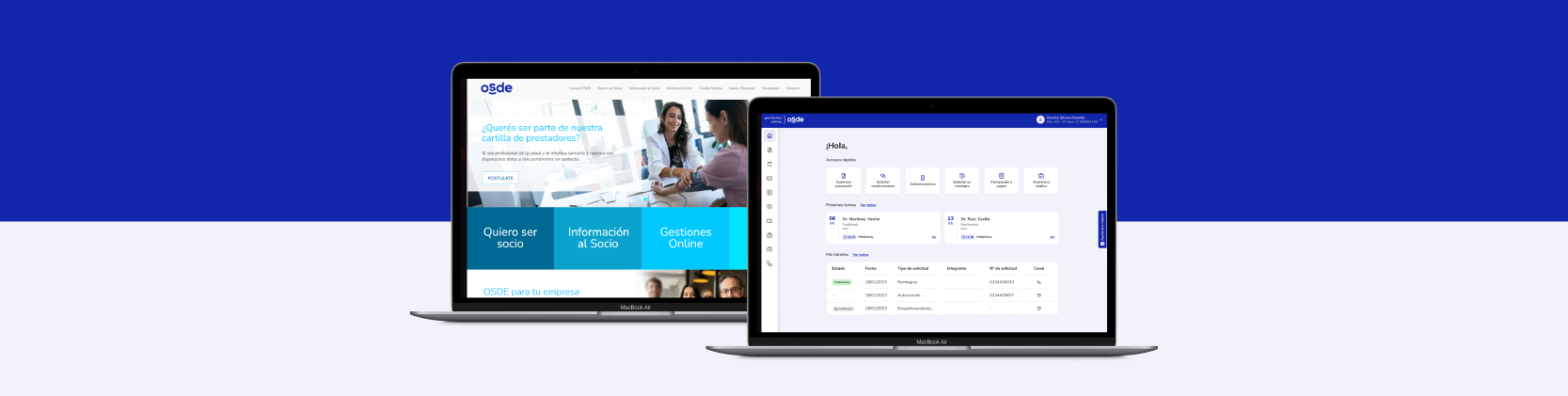 Gestiones online se renovó - OSDE