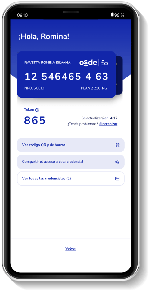 Solicitá siempre la Credencial Digital OSDE para registrar la atención ...