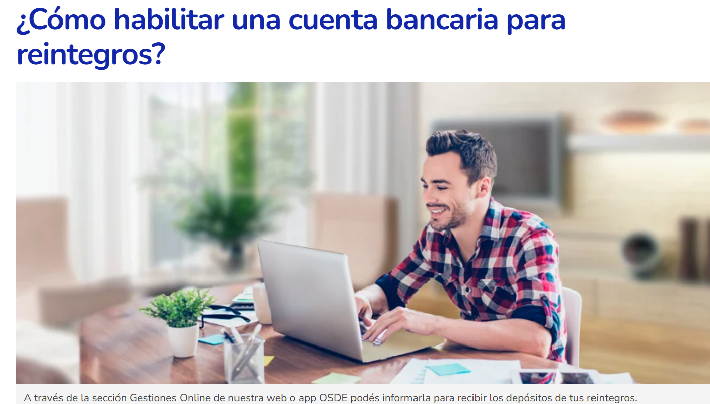 ¿Cómo solicitar reintegros online? - OSDE
